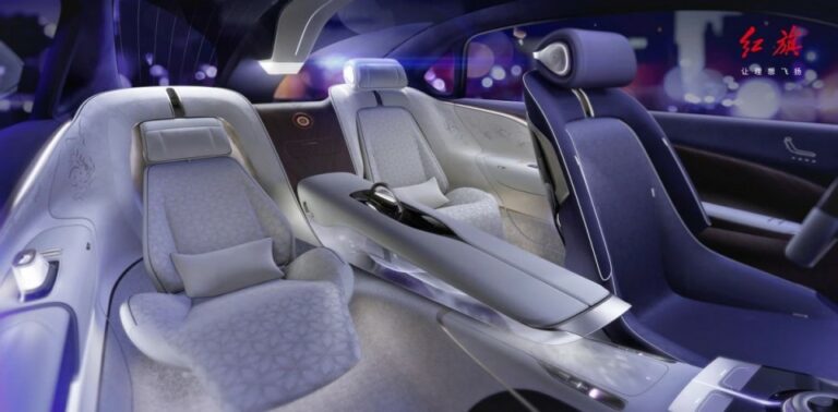 The Hongqi Golden Sunflower Concept Car Debuts at the Beijing Auto Show